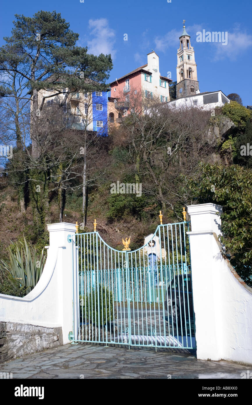 Portmeirion village winter hi-res stock photography and images - Alamy