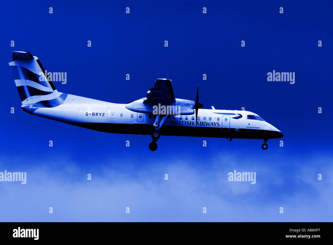 BA Dash 8 Stock Photo - Alamy
