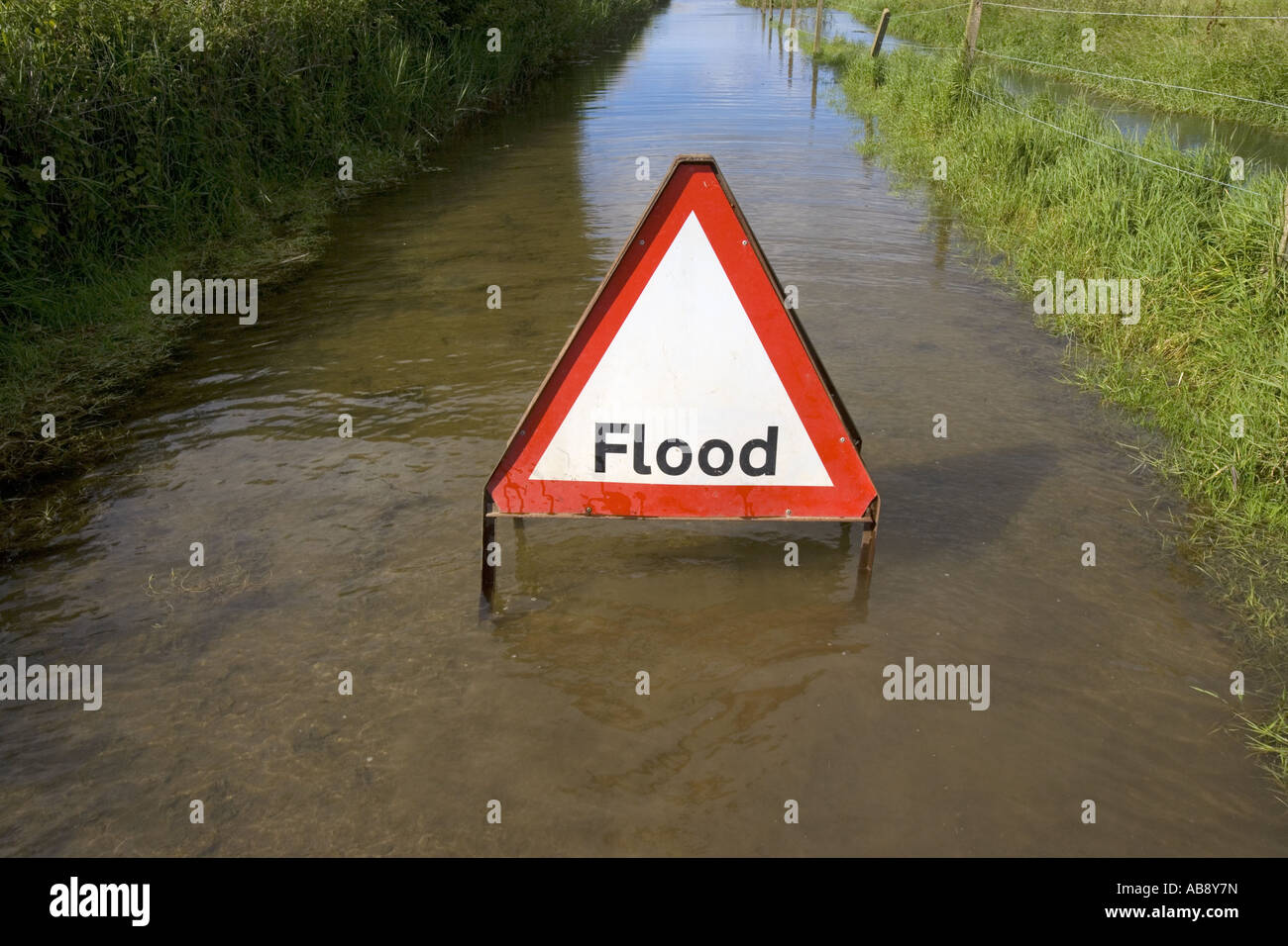 Flood after Heavy Rain Stock Photo - Alamy