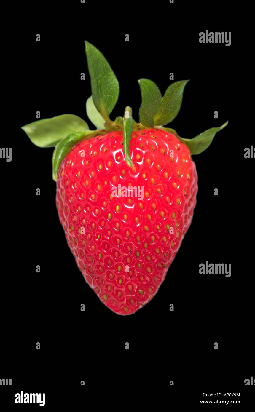 Strawberry close up Stock Photo - Alamy