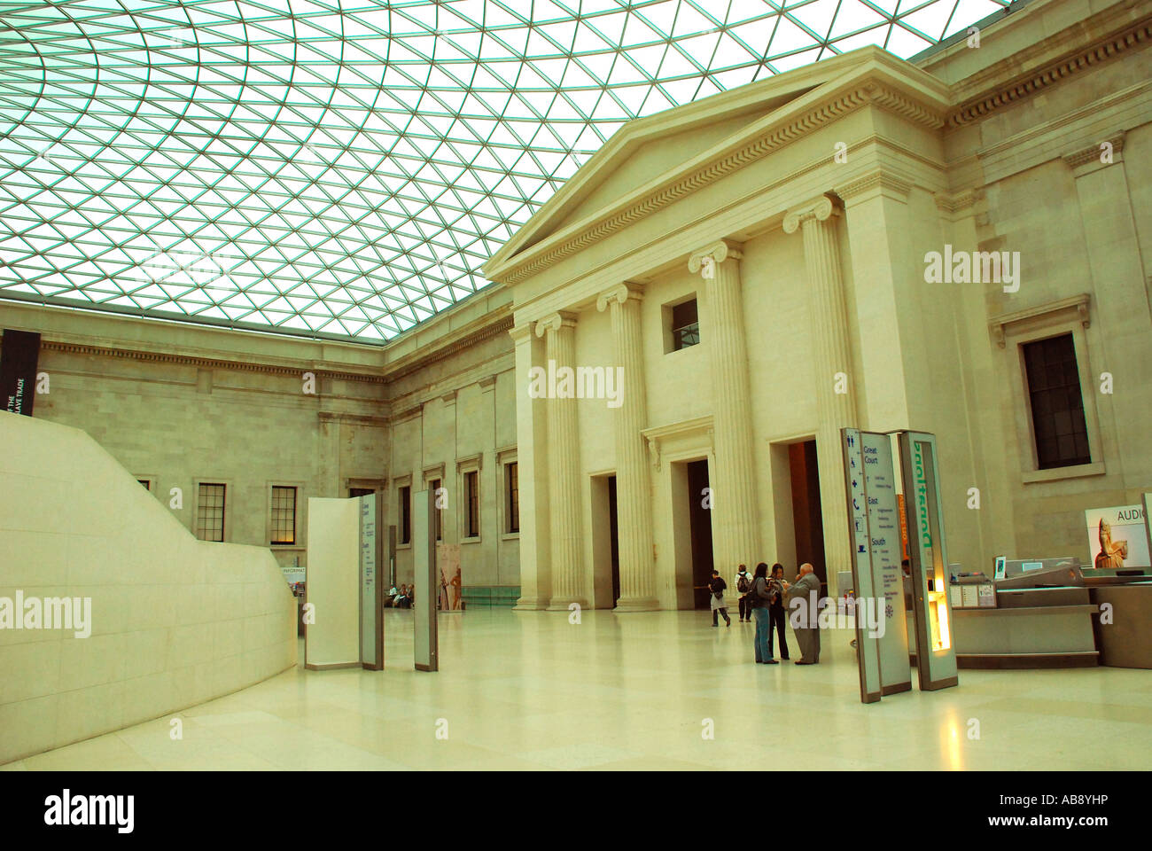 Inner court British museum, London UK Stock Photo - Alamy