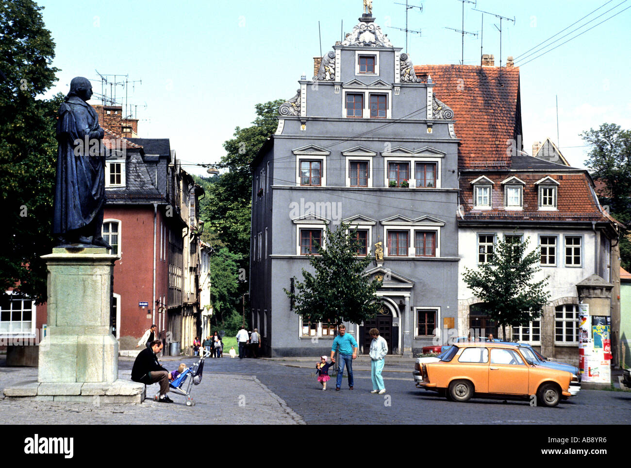 Germany German Weimar town historic city history Stock Photo - Alamy
