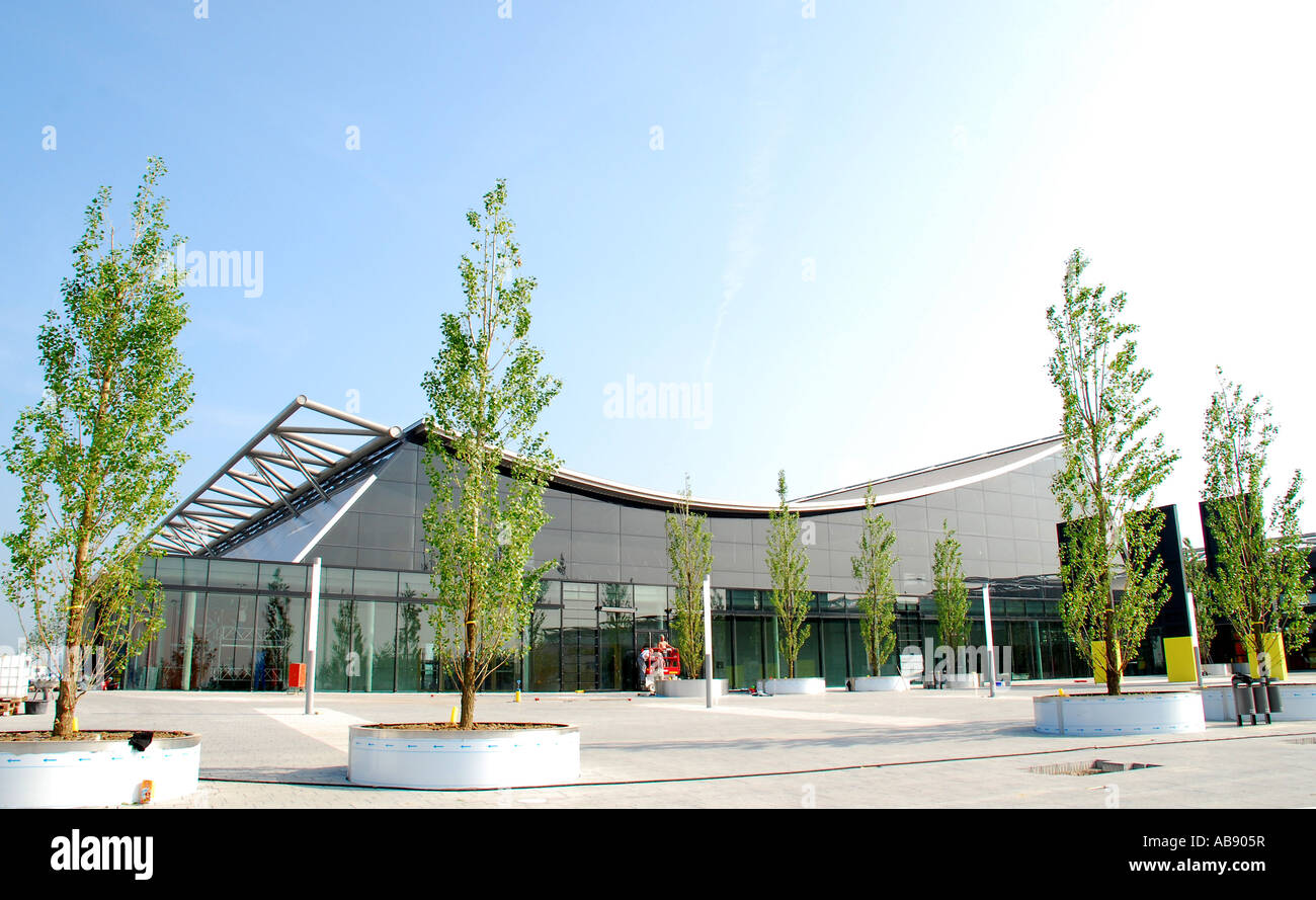 New exhibition buildings trade fair Stuttgart Baden Wuertttemberg ...