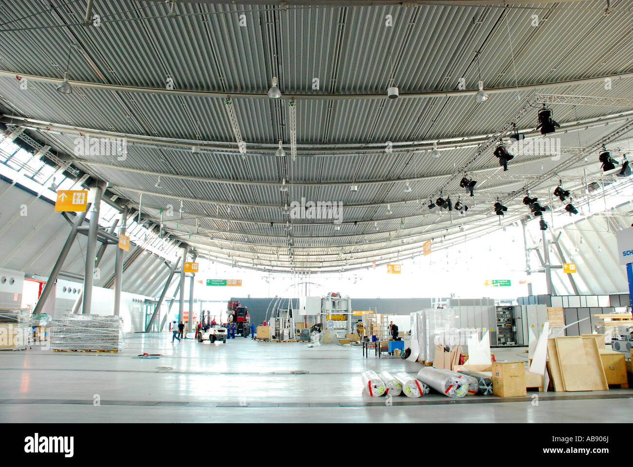 New exhibition buildings trade fair Stuttgart Baden Wuertttemberg ...