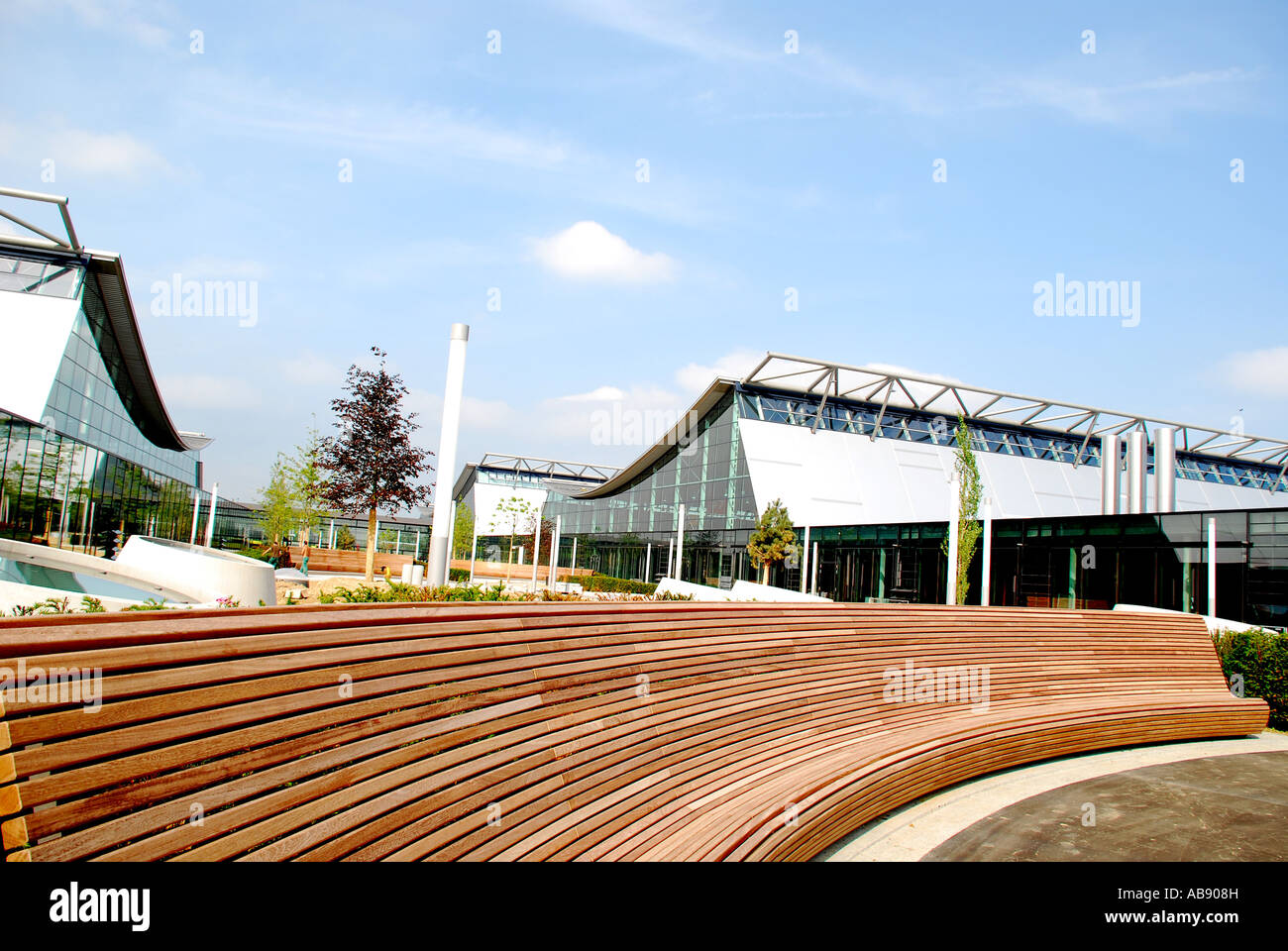 New exhibition buildings trade fair Stuttgart Baden Wuertttemberg ...