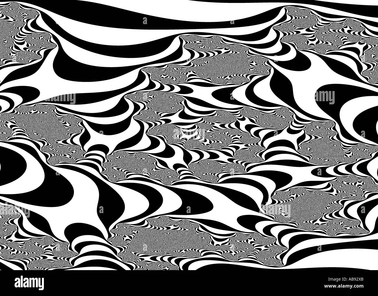 Monochrome Representation of Complex Mathematical Iteration with Strong ...