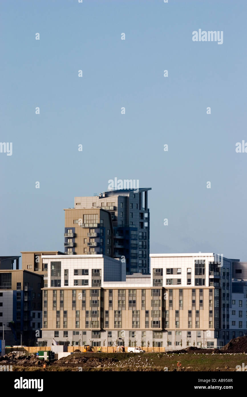 Waterfront development complex being built in the Port of Leith ...