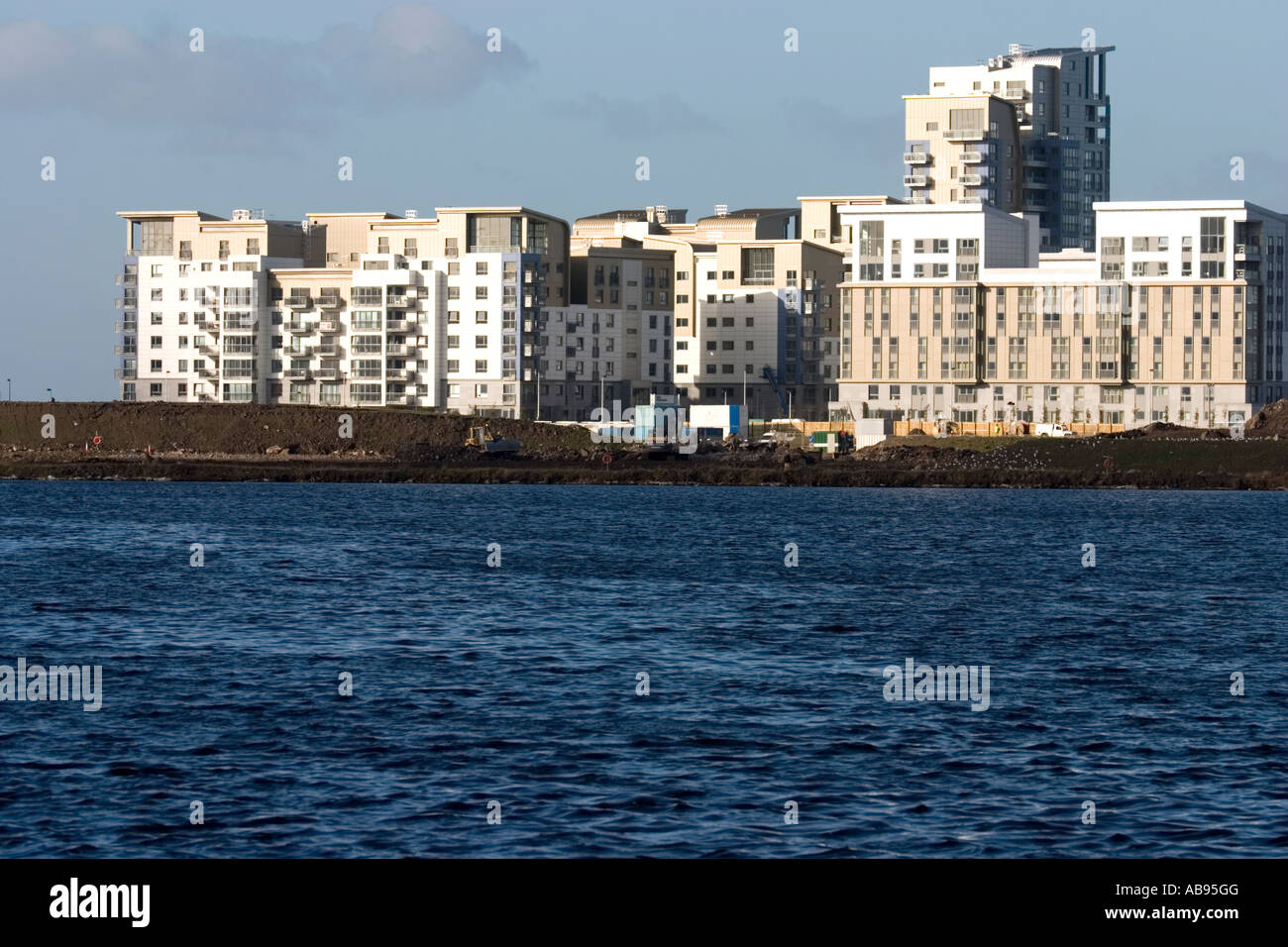 Granton Waterfront development complex being built in the Port of Leith ...