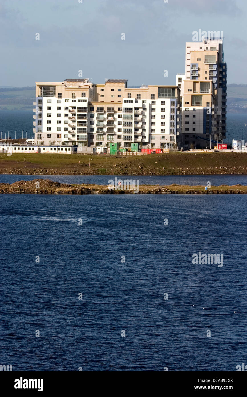Granton Waterfront development complex being built in the Port of Leith ...