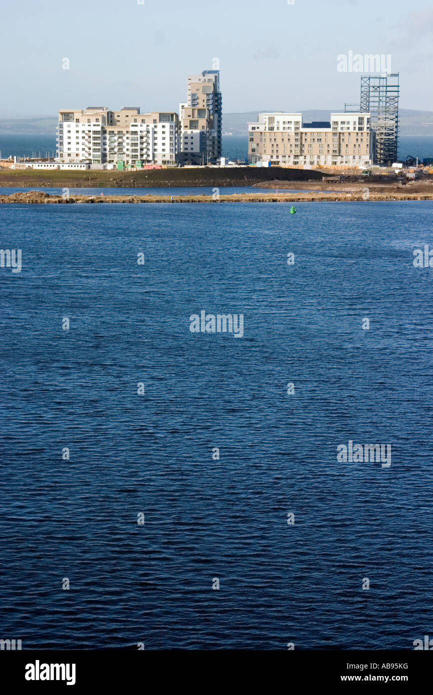 Waterfront development complex being built in the Port of Leith ...