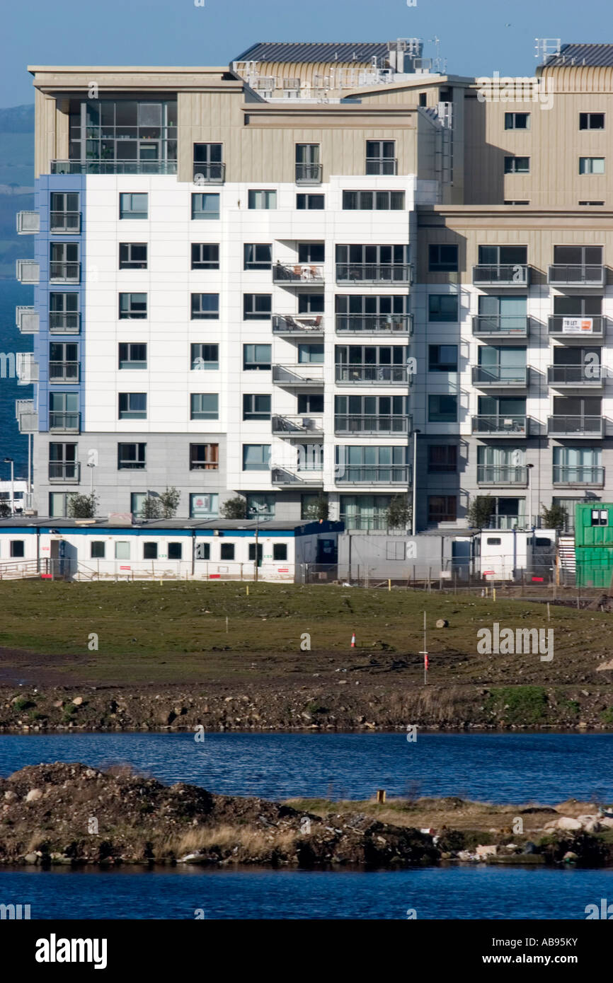 Waterfront development complex being built in the Port of Leith ...