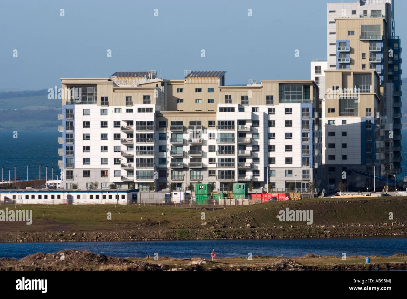 Waterfront development complex being built in the Port of Leith ...