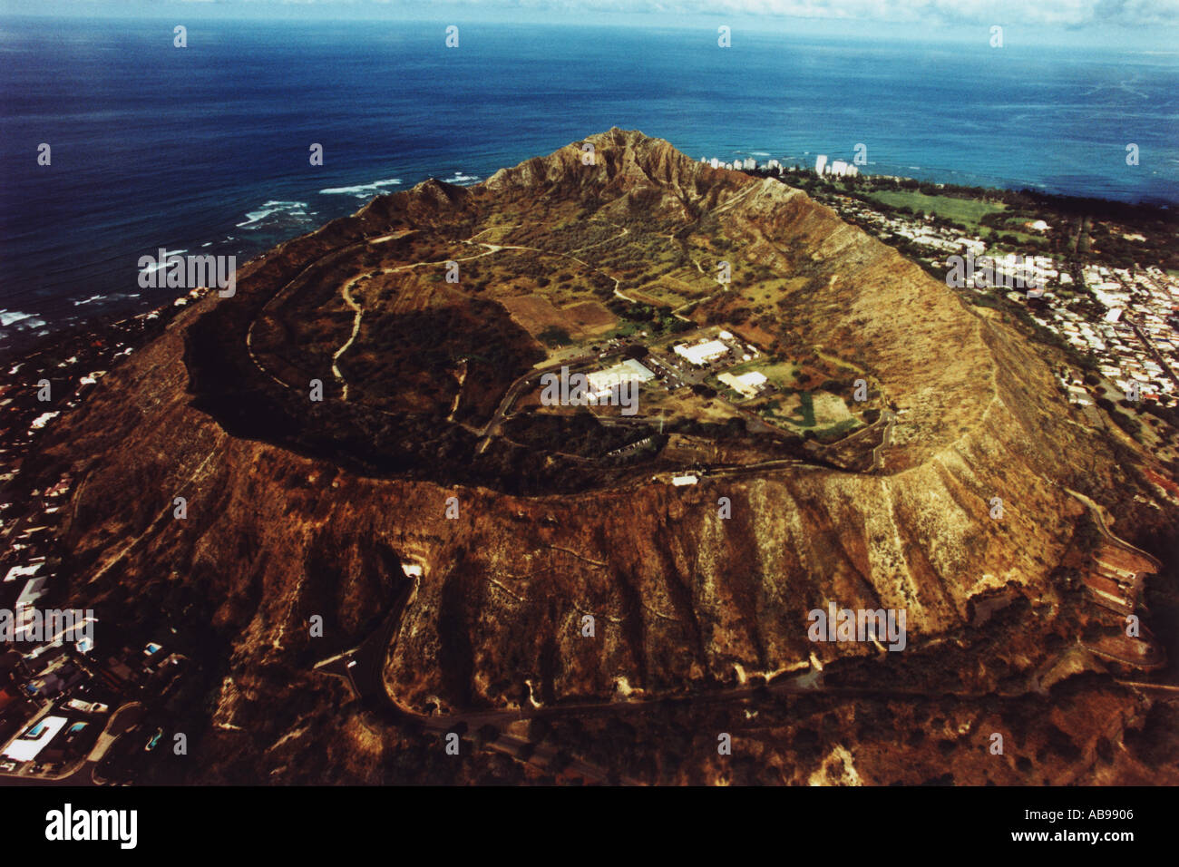 Aerial of Oahu Stock Photo - Alamy