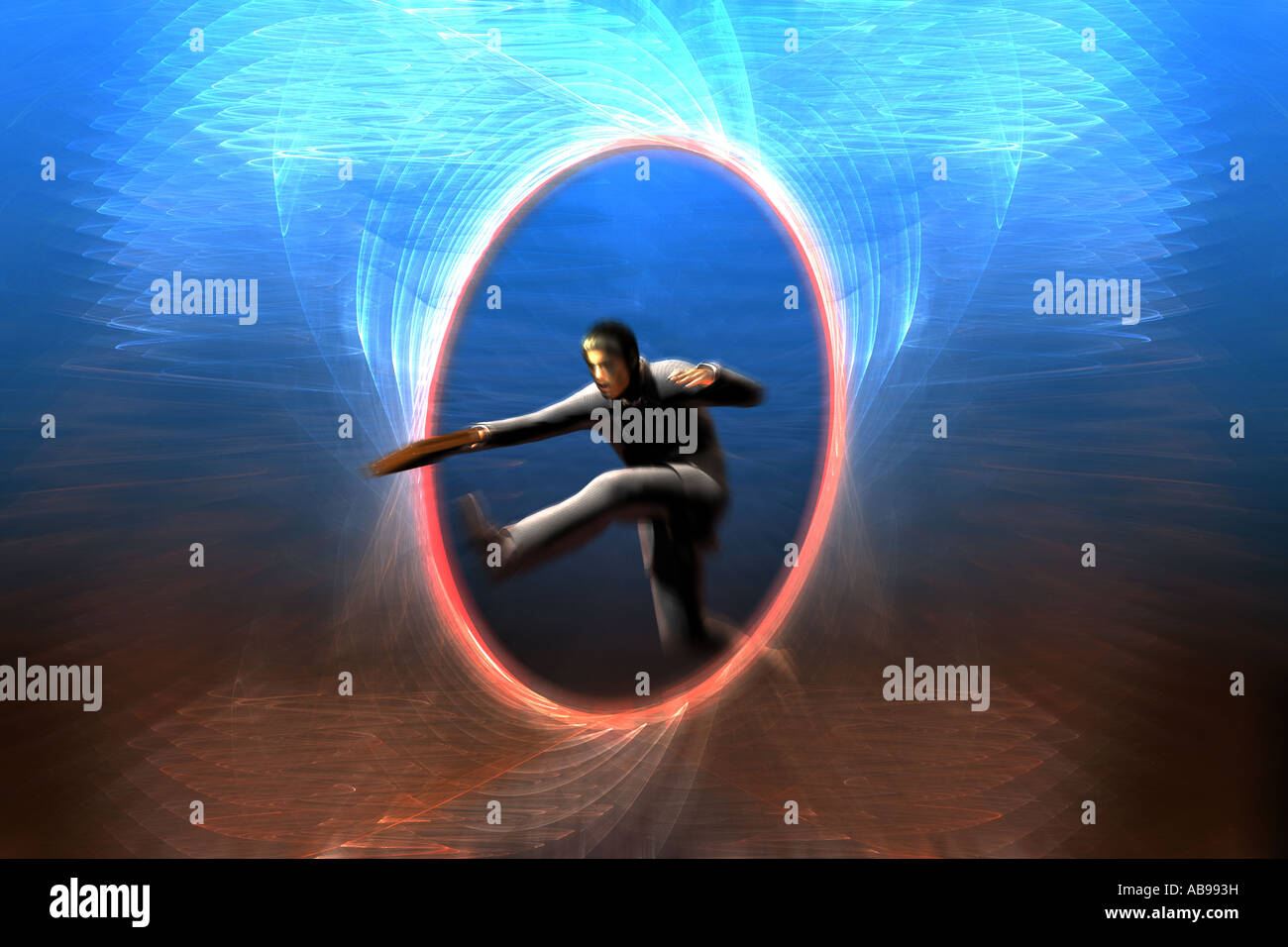 Jump through hoop hi-res stock photography and images - Alamy