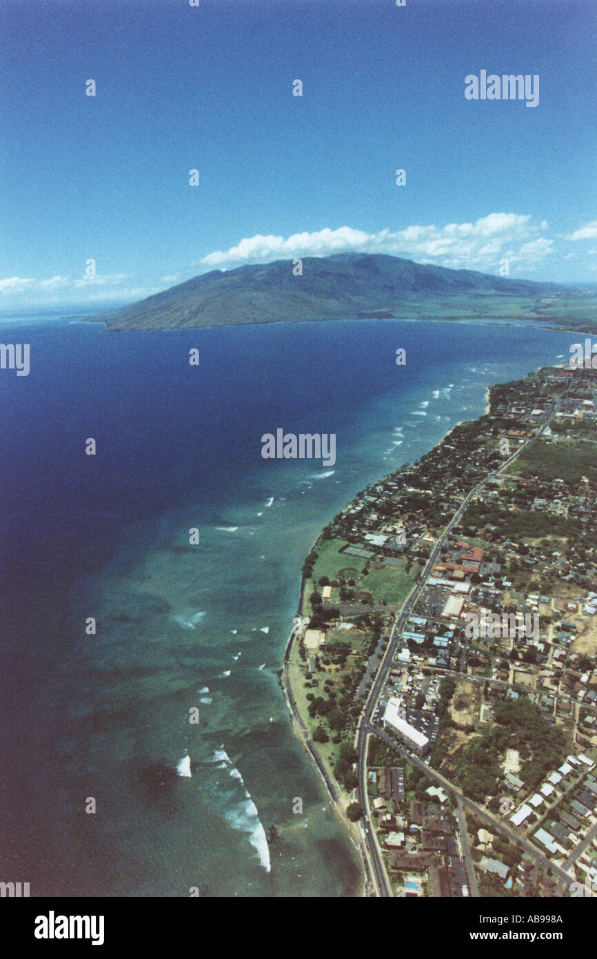 Aerial of Maui Stock Photo - Alamy