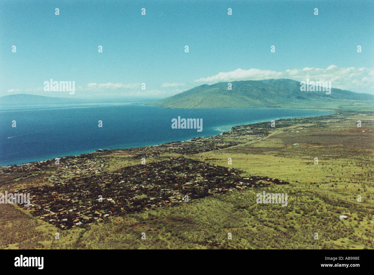 Aerial of Maui Stock Photo - Alamy