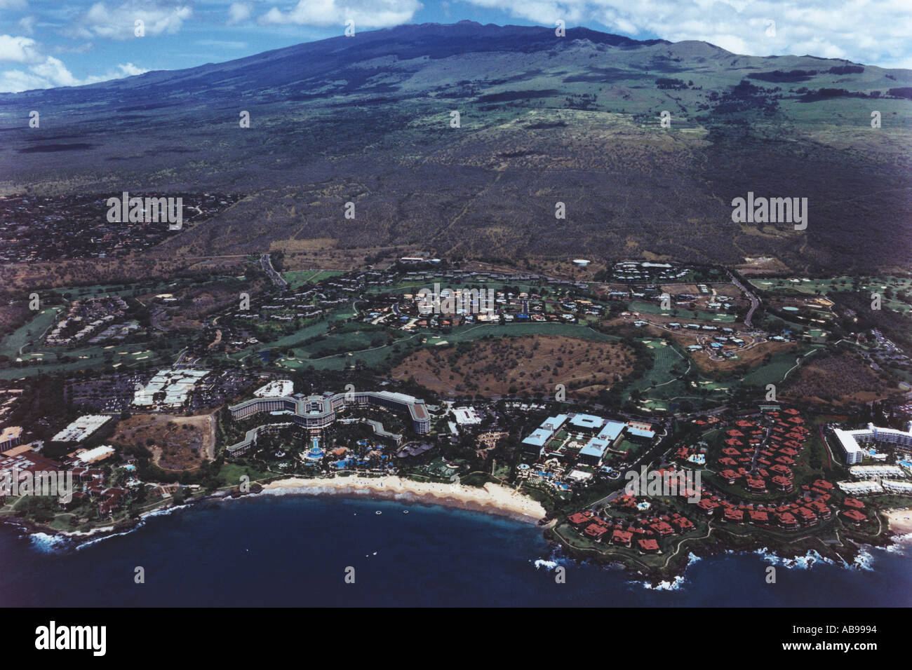 Aerial of Maui Stock Photo - Alamy