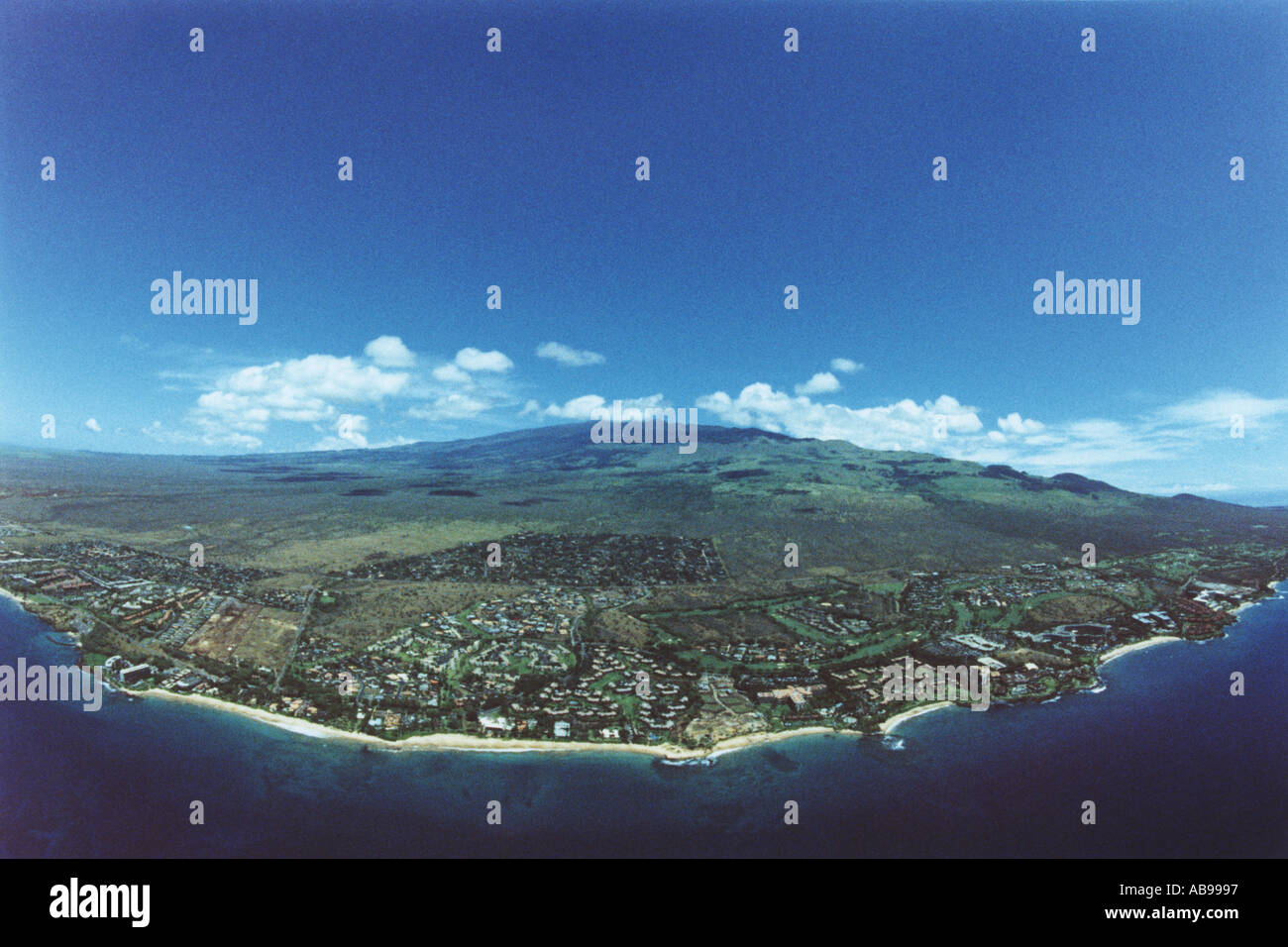 Aerial of Maui Stock Photo - Alamy