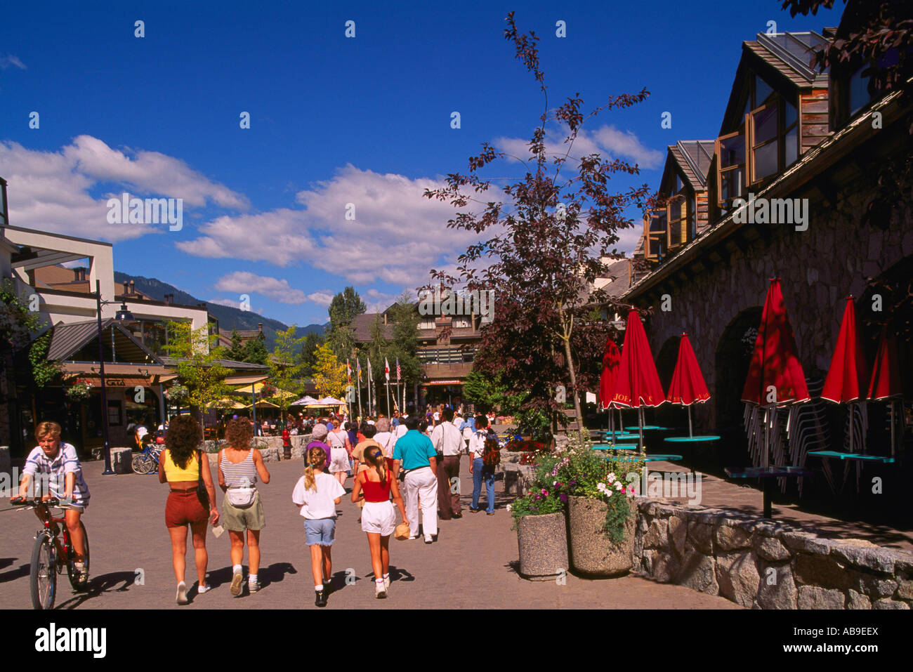 Summer Activities in "Whistler Village" Whistler British Columbia ...
