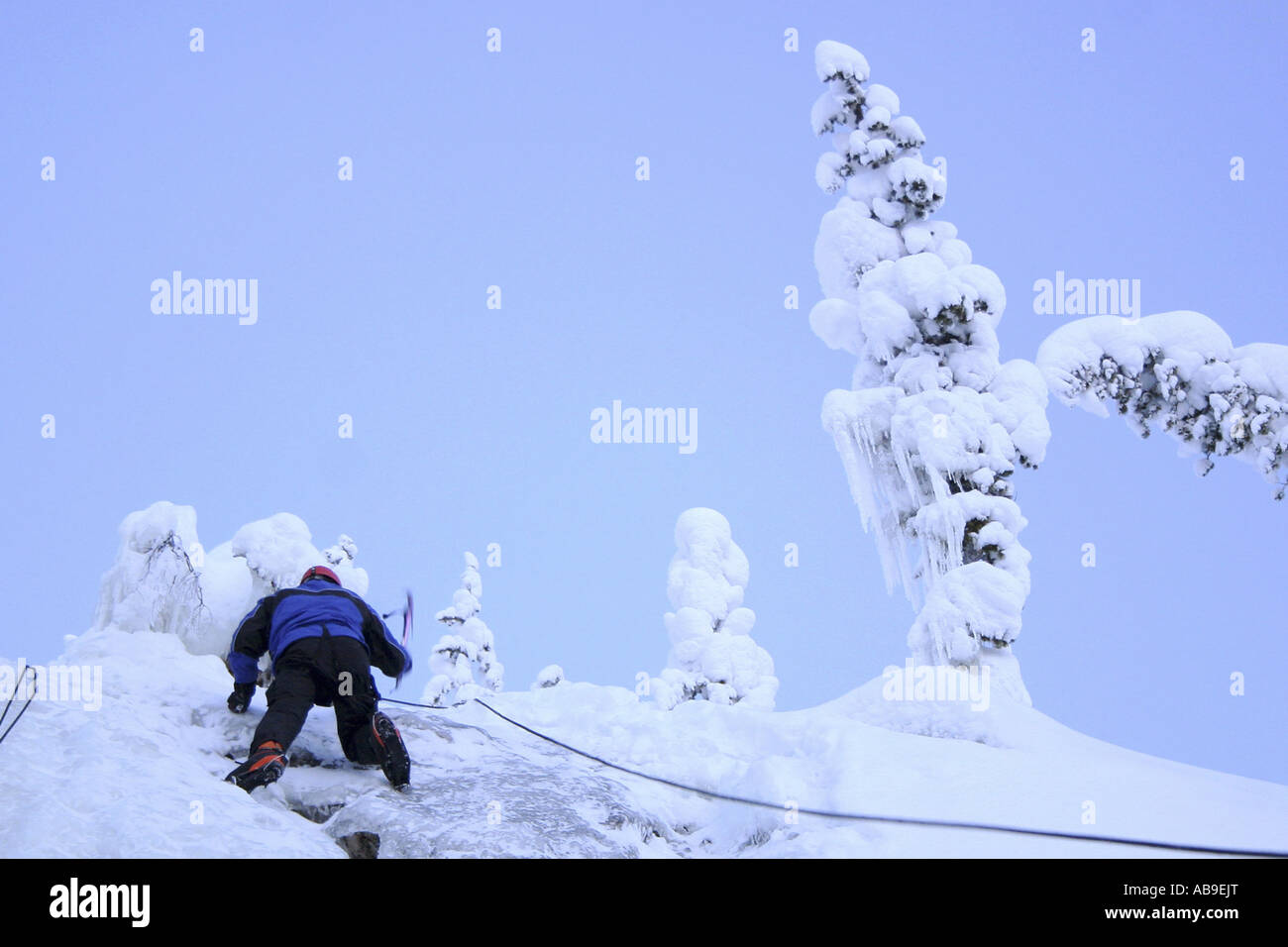 Frozen waterfalls finland hi-res stock photography and images - Alamy