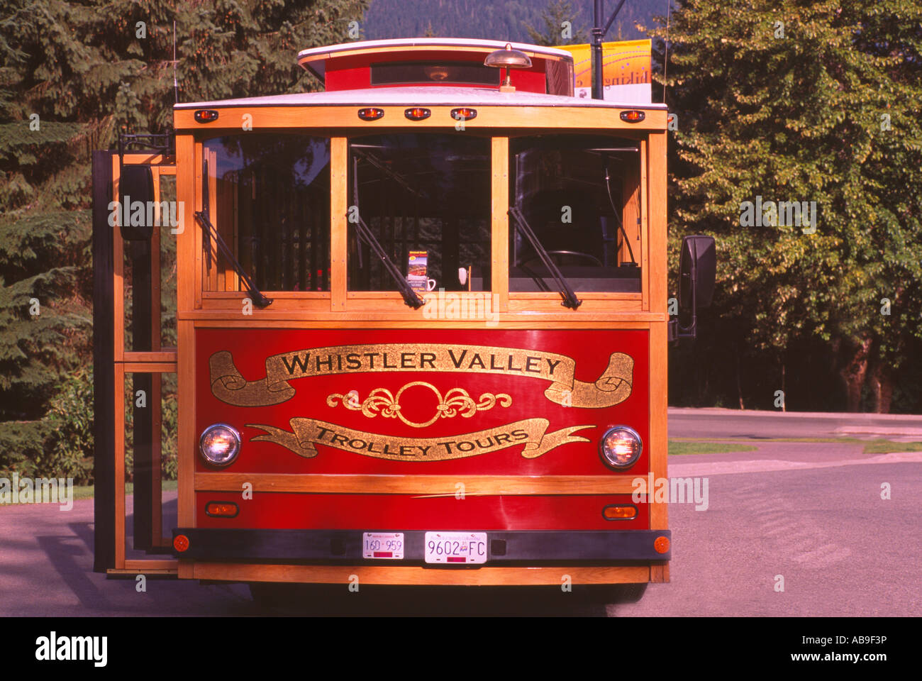 Whistler valley tour trolley hi-res stock photography and images - Alamy