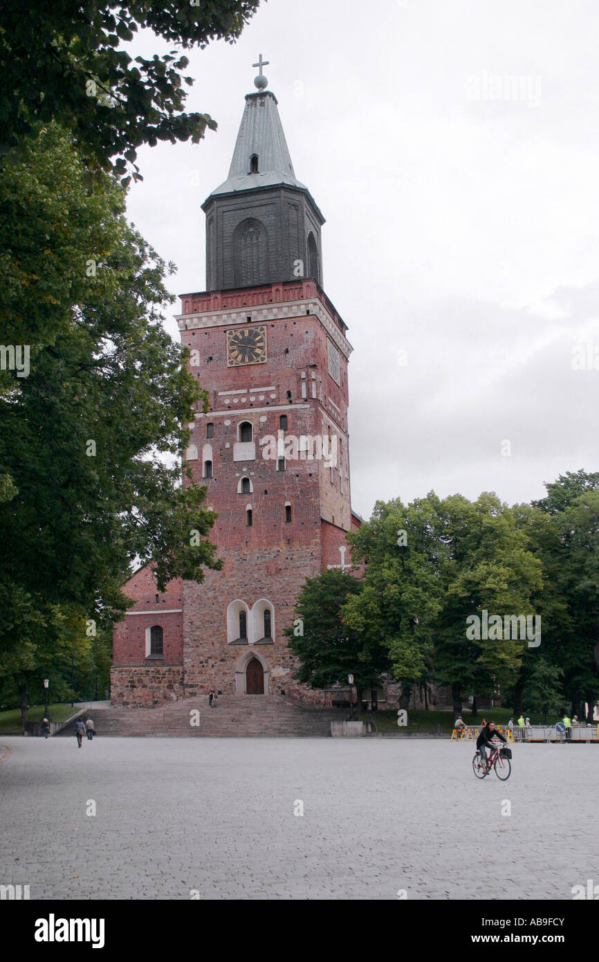 Medieval Turku cathedral, Finland Stock Photo - Alamy