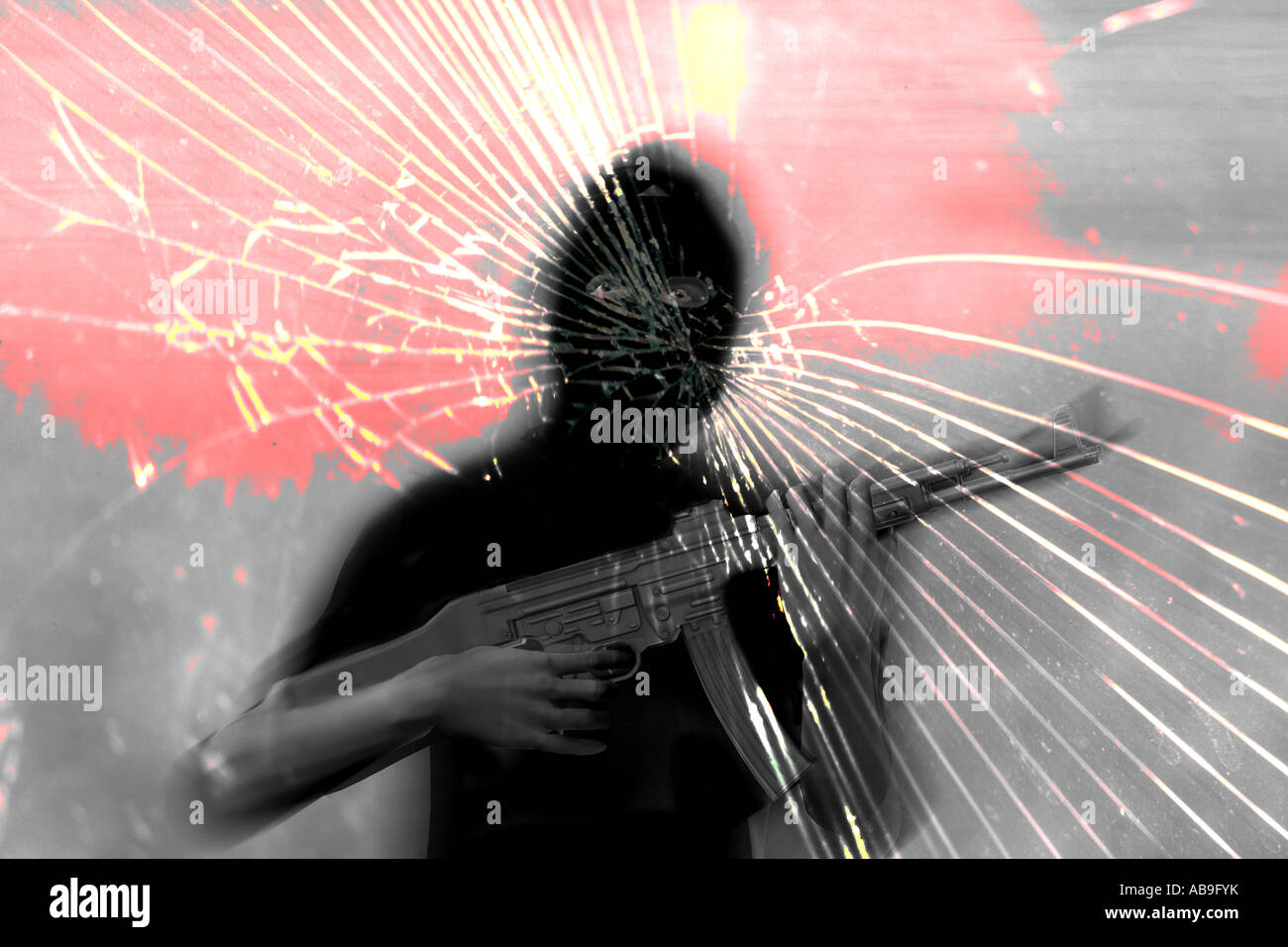 Masked attacker hi-res stock photography and images - Alamy
