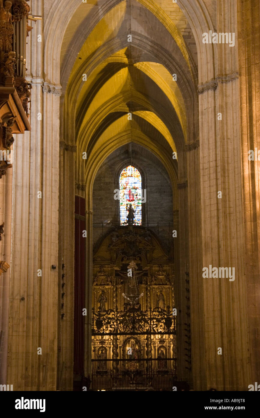 Inside Sevilles Cathedral Stock Photo - Alamy
