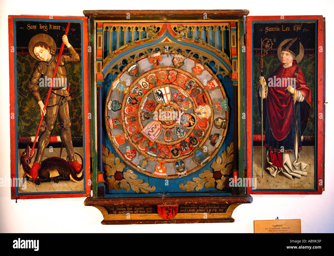 Butchers guild coat of arms hi-res stock photography and images - Alamy