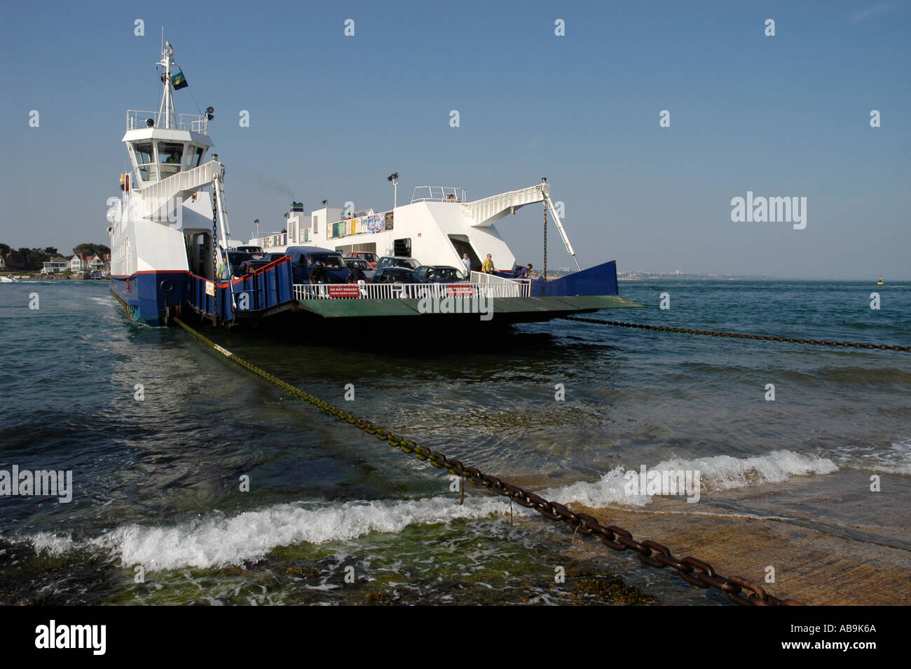 Crossing the sandbanks chain ferry hi-res stock photography and images ...