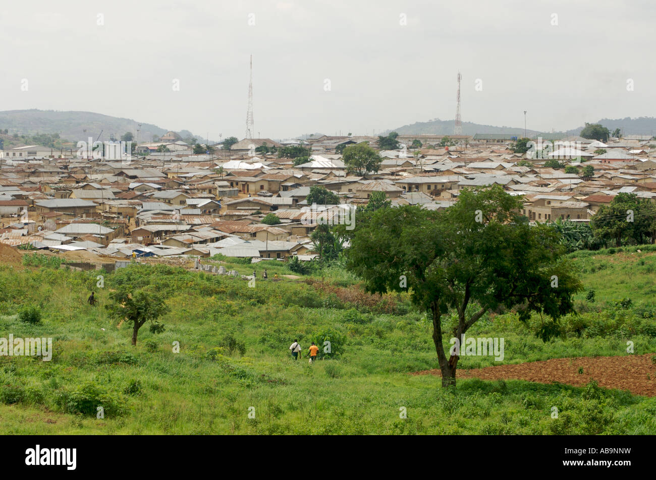 Mpape shanty town near Abuja Stock Photo - Alamy