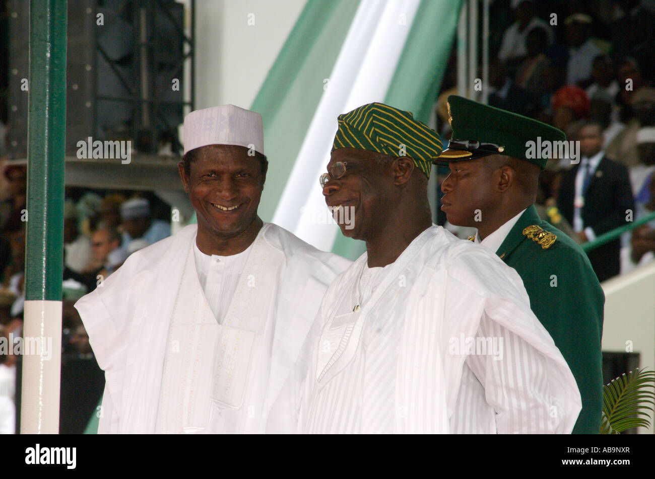 Inauguration of Umaru Musa Yar Adua as the new President of Nigeria ...