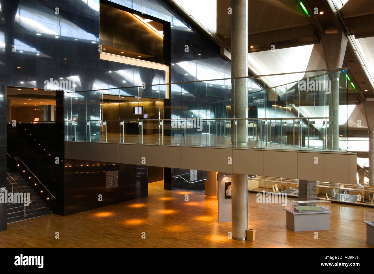 interior of The Bibliotheca Alexandrina, Alexandria, Egypt Stock Photo ...