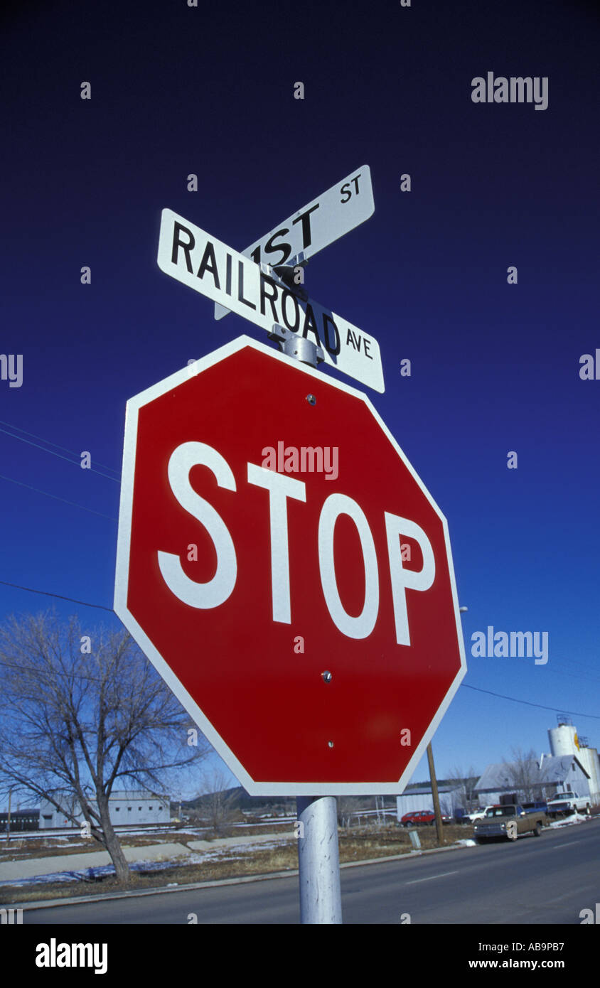 Stop sign in Arizona Stock Photo - Alamy