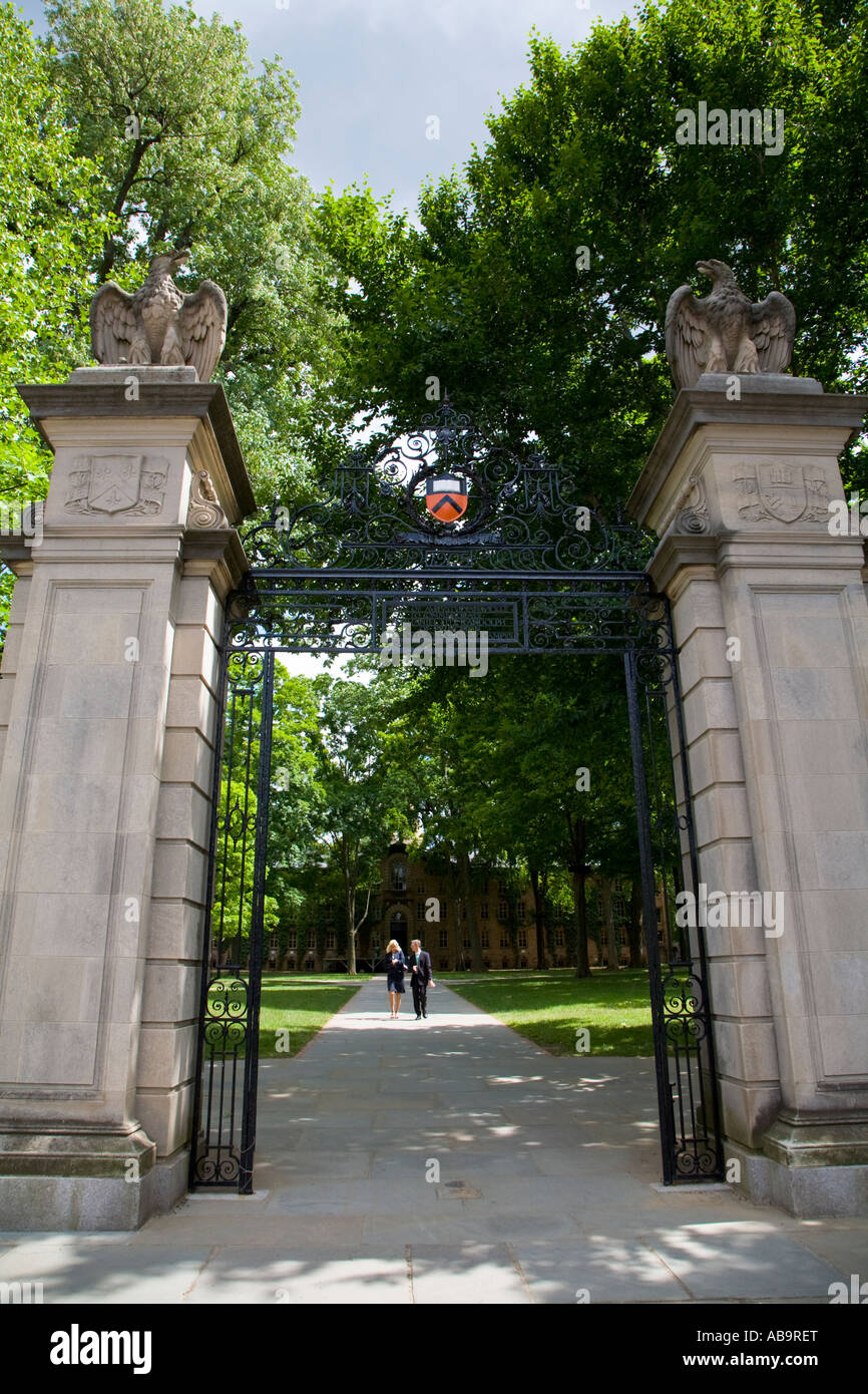 Front Gate of Princeton University Stock Photo - Alamy