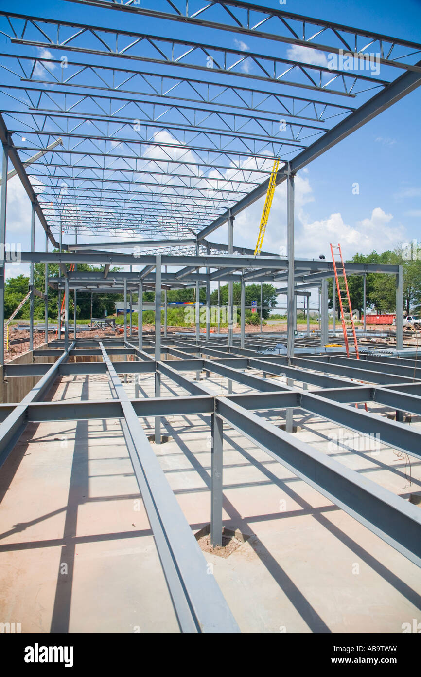 Construction Site of a Shopping Mall Stock Photo - Alamy