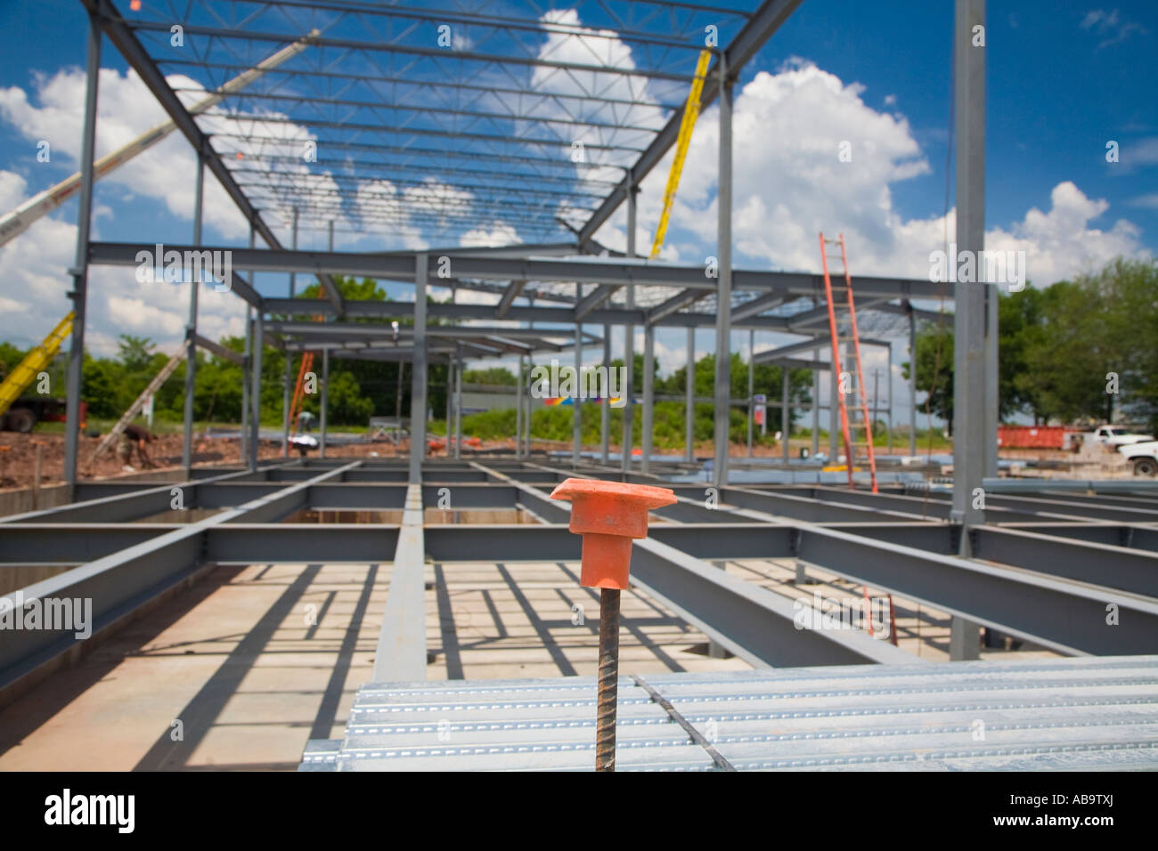 Construction Site of a Shopping Mall Stock Photo - Alamy