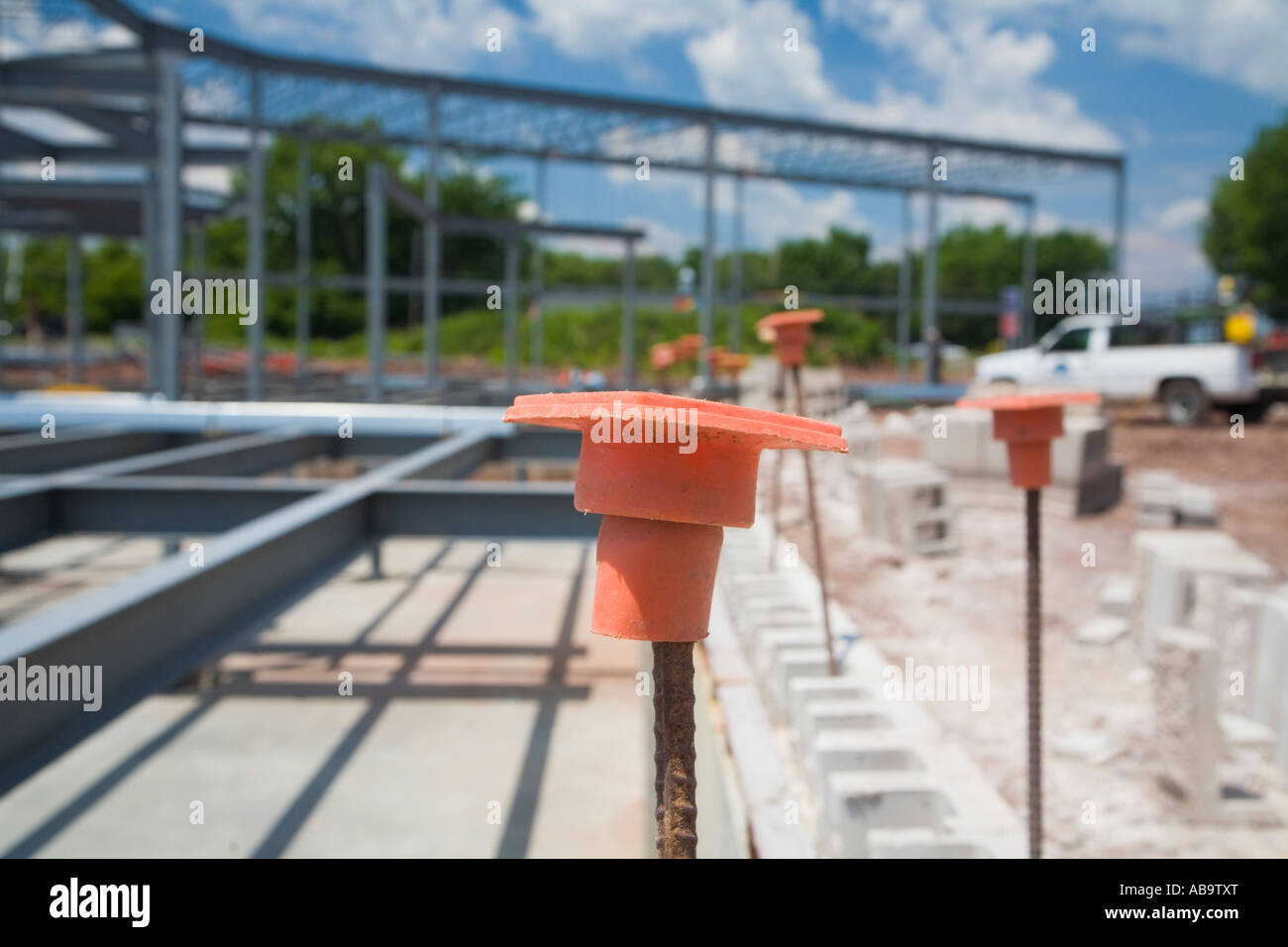 Construction Site of a Shopping Mall Stock Photo - Alamy