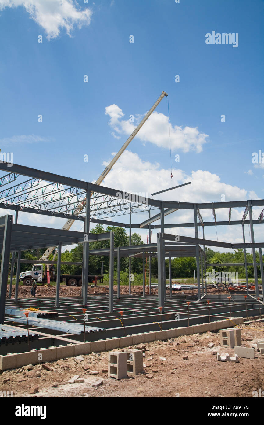 Construction Site of a Shopping Mall Stock Photo - Alamy