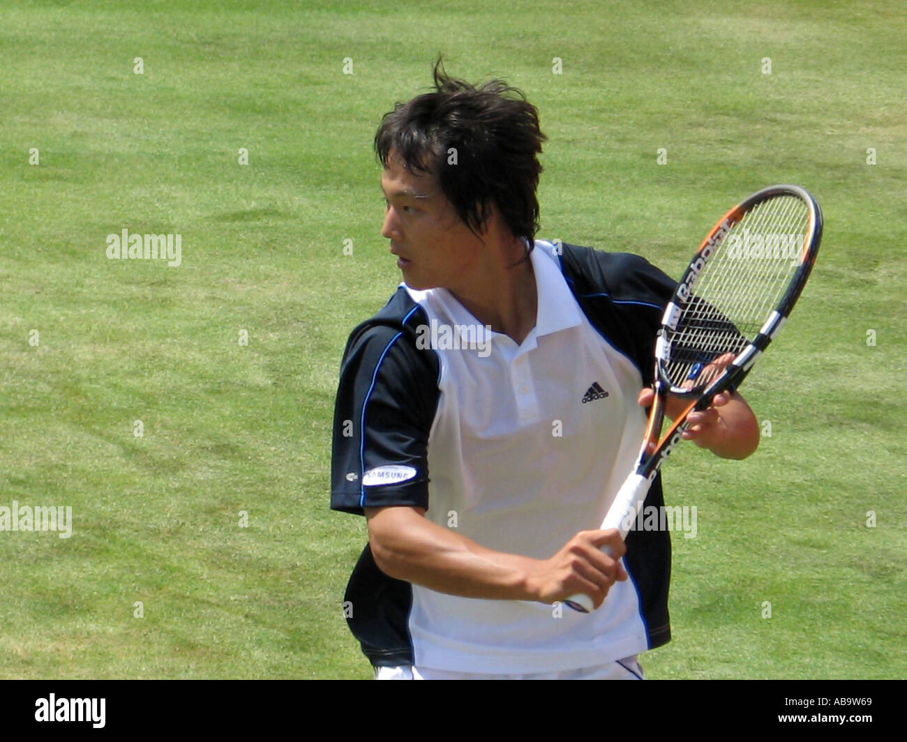 Kim Sung Yong competing at Queens tennis championships Stock Photo - Alamy