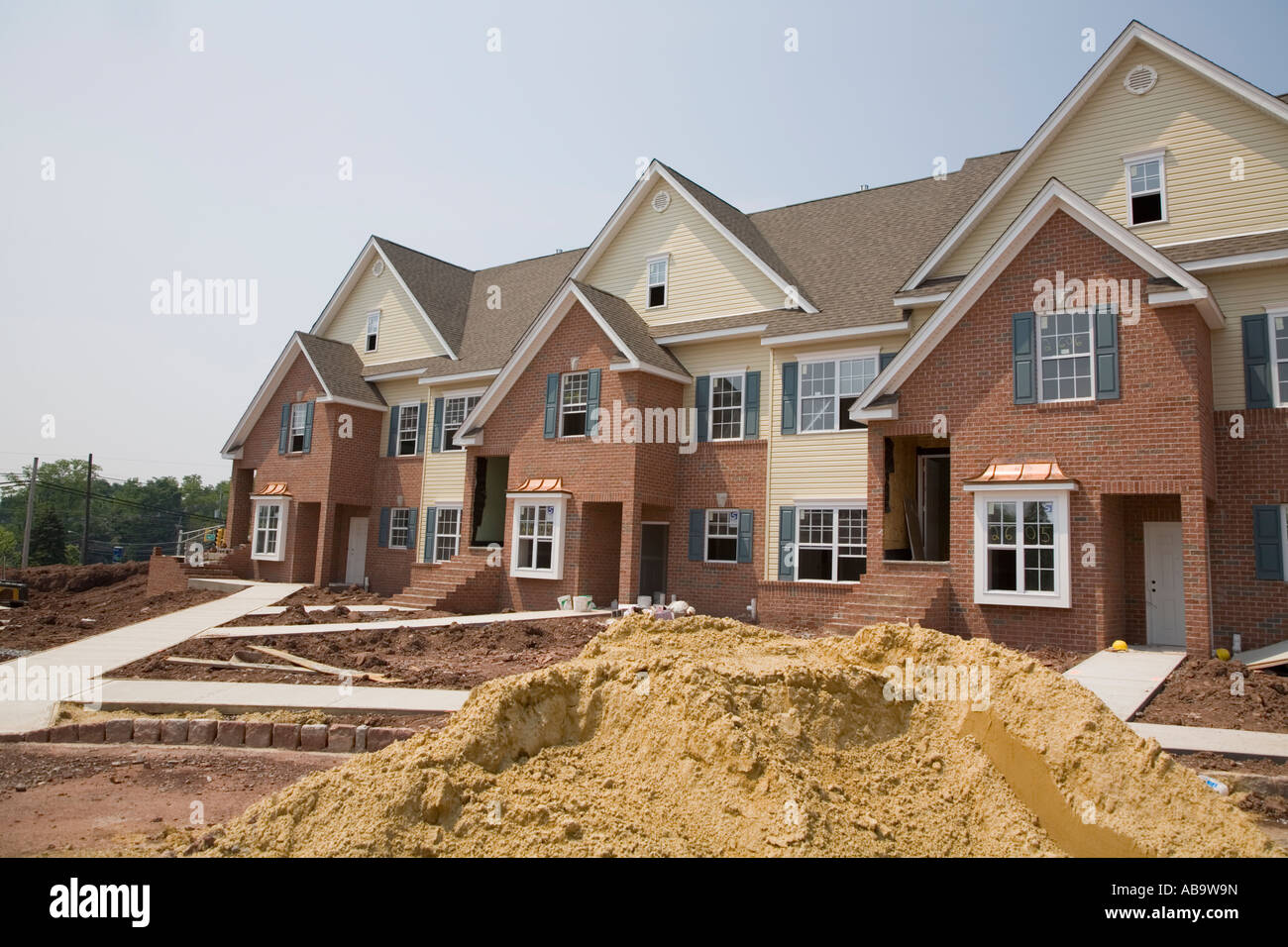 Residential Construction Site Stock Photo - Alamy