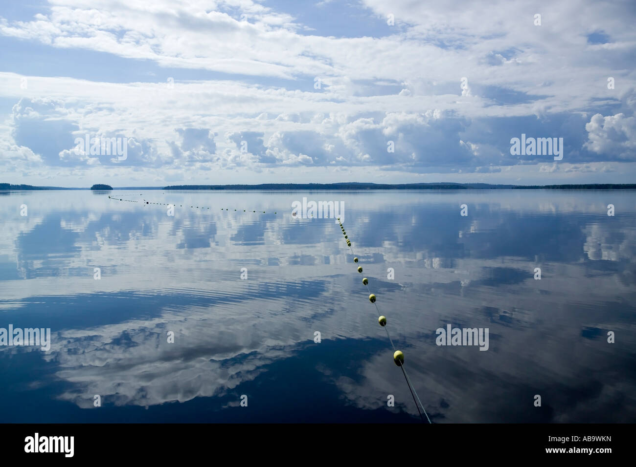 Lake view Finland Stock Photo - Alamy