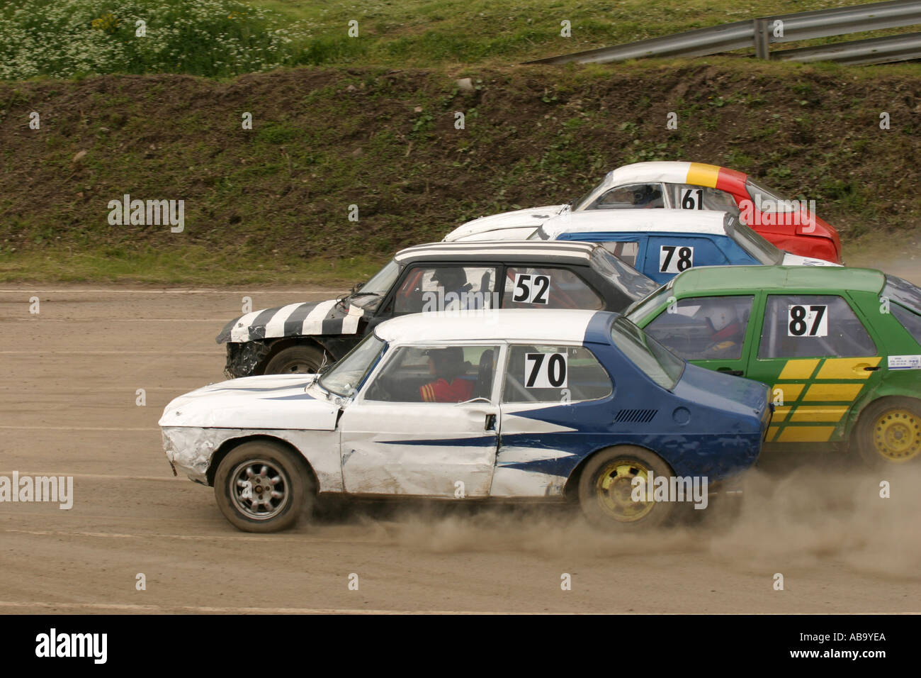 Car race start line hi-res stock photography and images - Alamy
