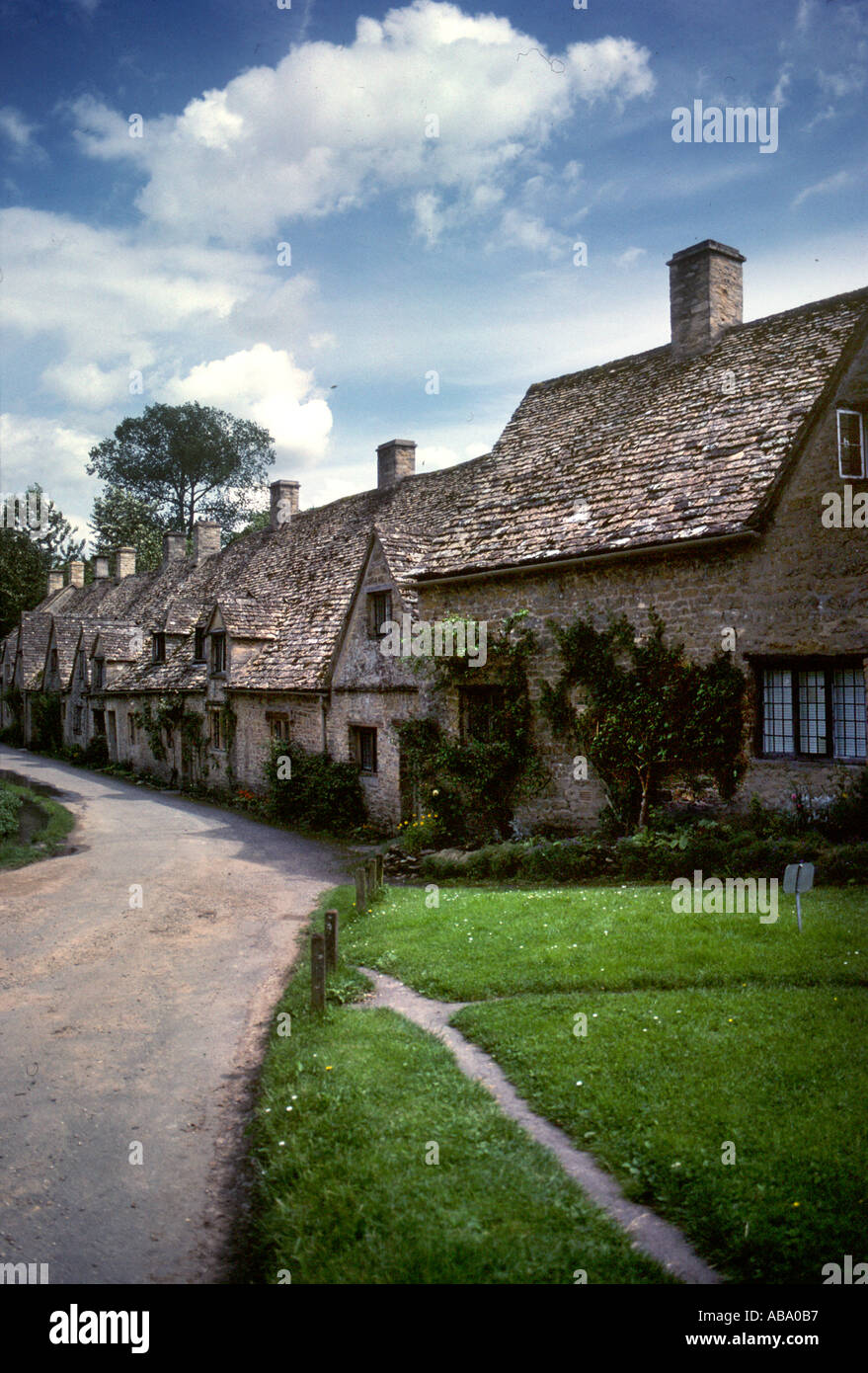 Arlington Row Cottages Bibery Cotswolds Gloucestershire England Europe ...