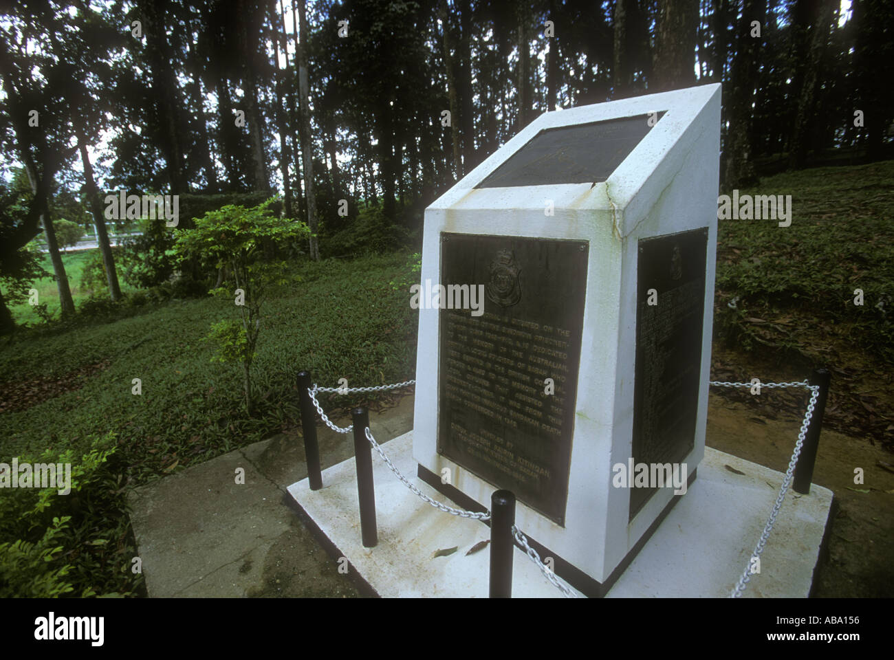 War Memorial Sandakan Borneo Stock Photo - Alamy