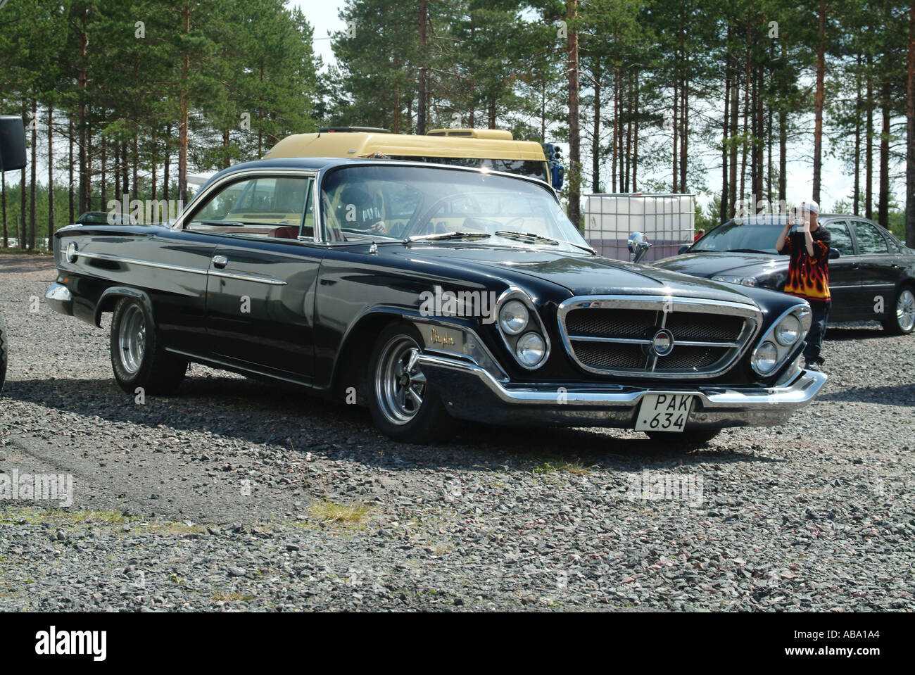 Classic car chrysler F300 Stock Photo - Alamy