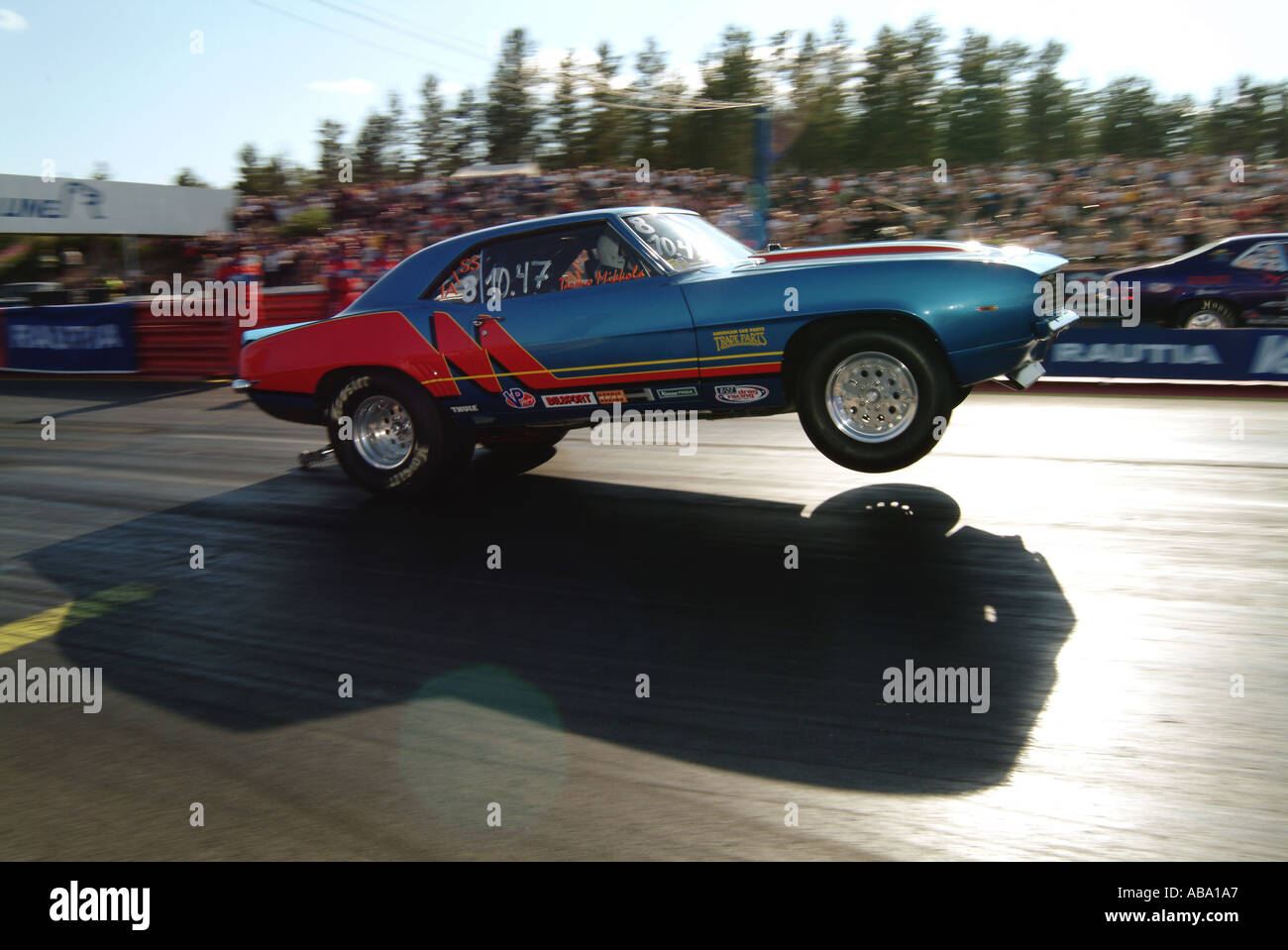 1968 chevy camaro chevrolet dragster wheelstands wheelie from the start ...