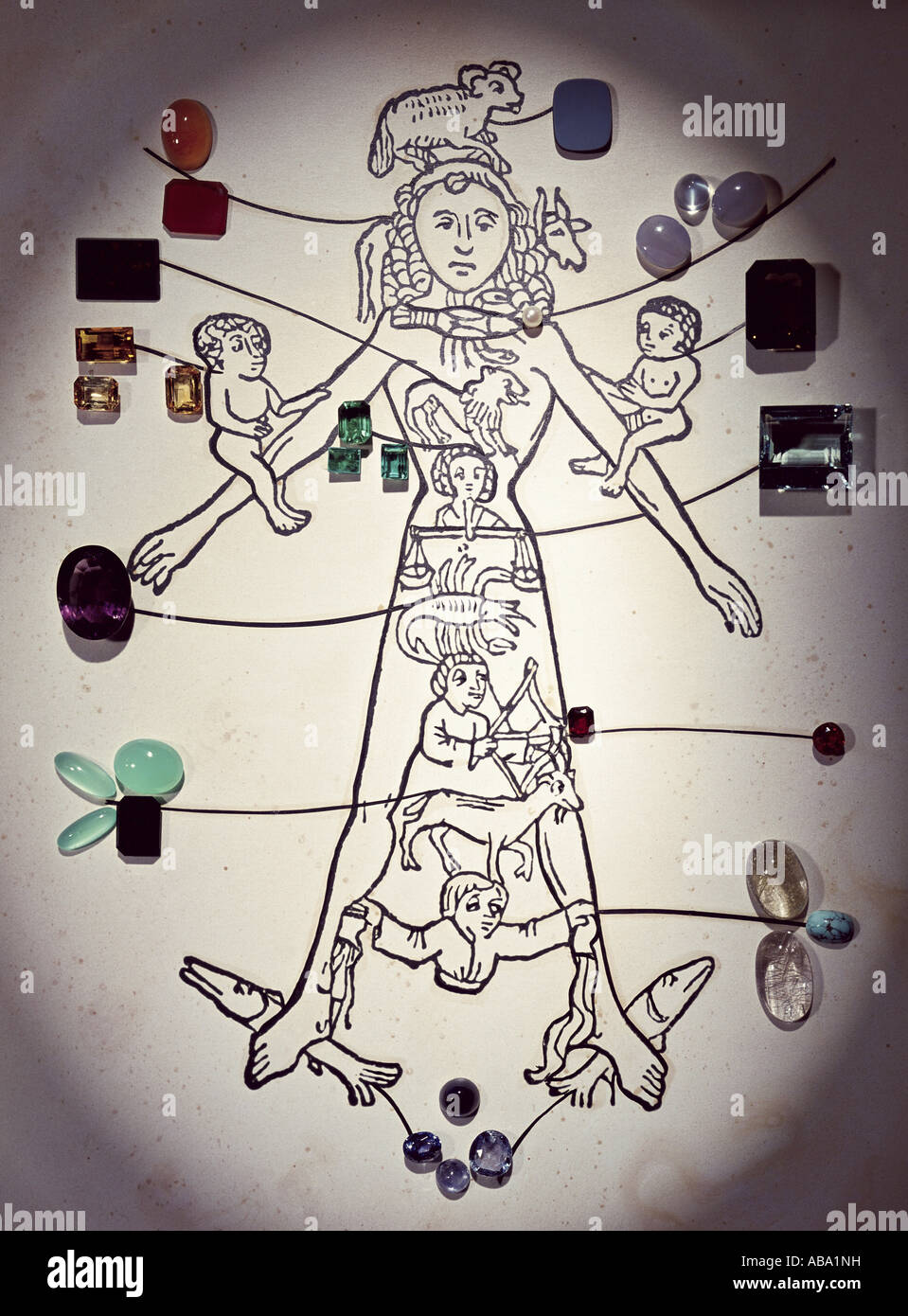 Medieval zodiac calendar hi-res stock photography and images - Alamy