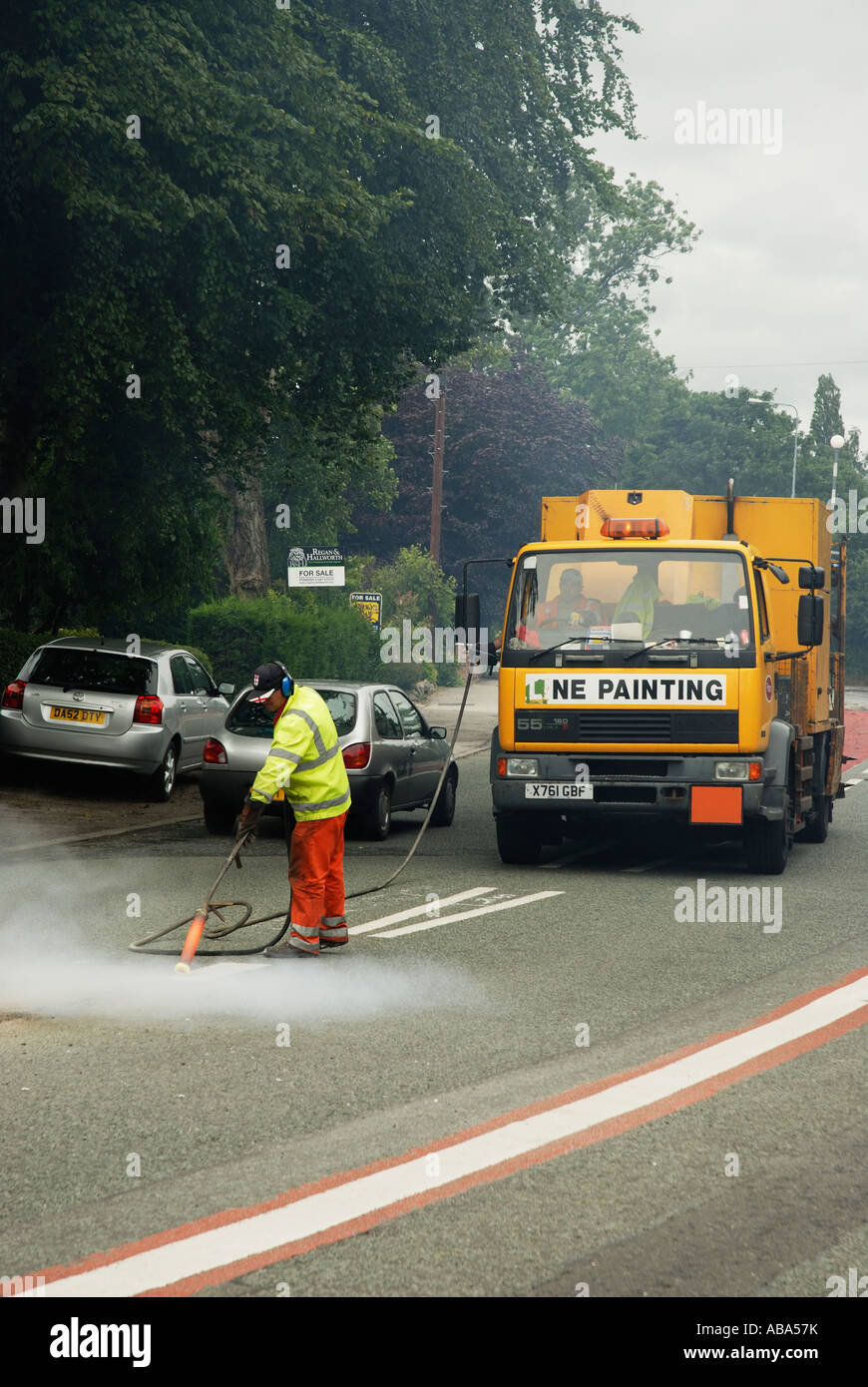 Burning of road markings hi-res stock photography and images - Alamy