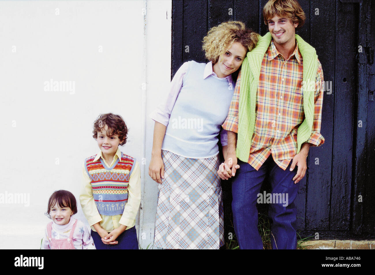 Family Family Line Up High Resolution Stock Photography and Images - Alamy